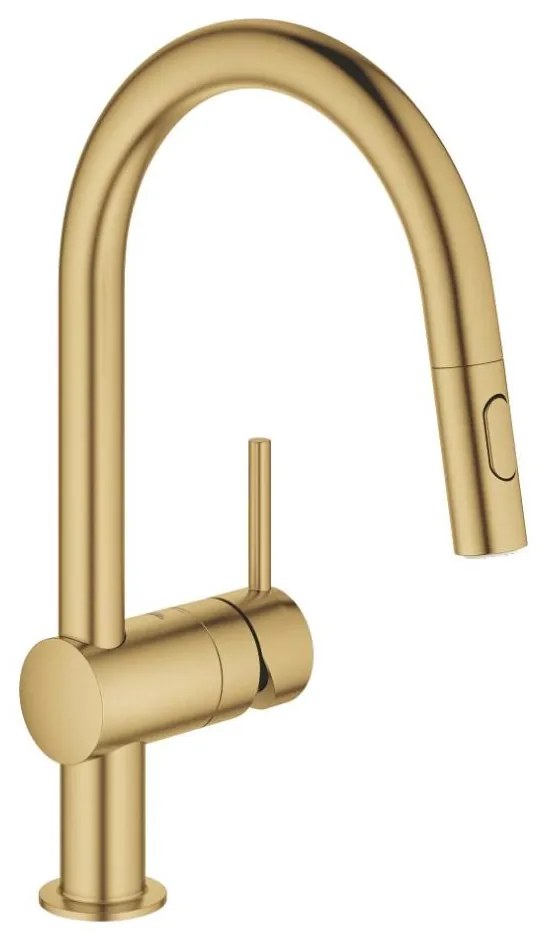 GROHE 32321GN2 - Dřezová baterie EUROCUBE zlatá