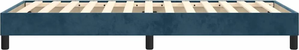 Rám postele s boxspringem tmavě modrý 90x190 cm samet 3120746