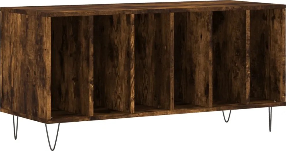 vidaXL Skříňka na LP desky 100x38x48 cm kompozitní dřevo [831754] Barva: Černá