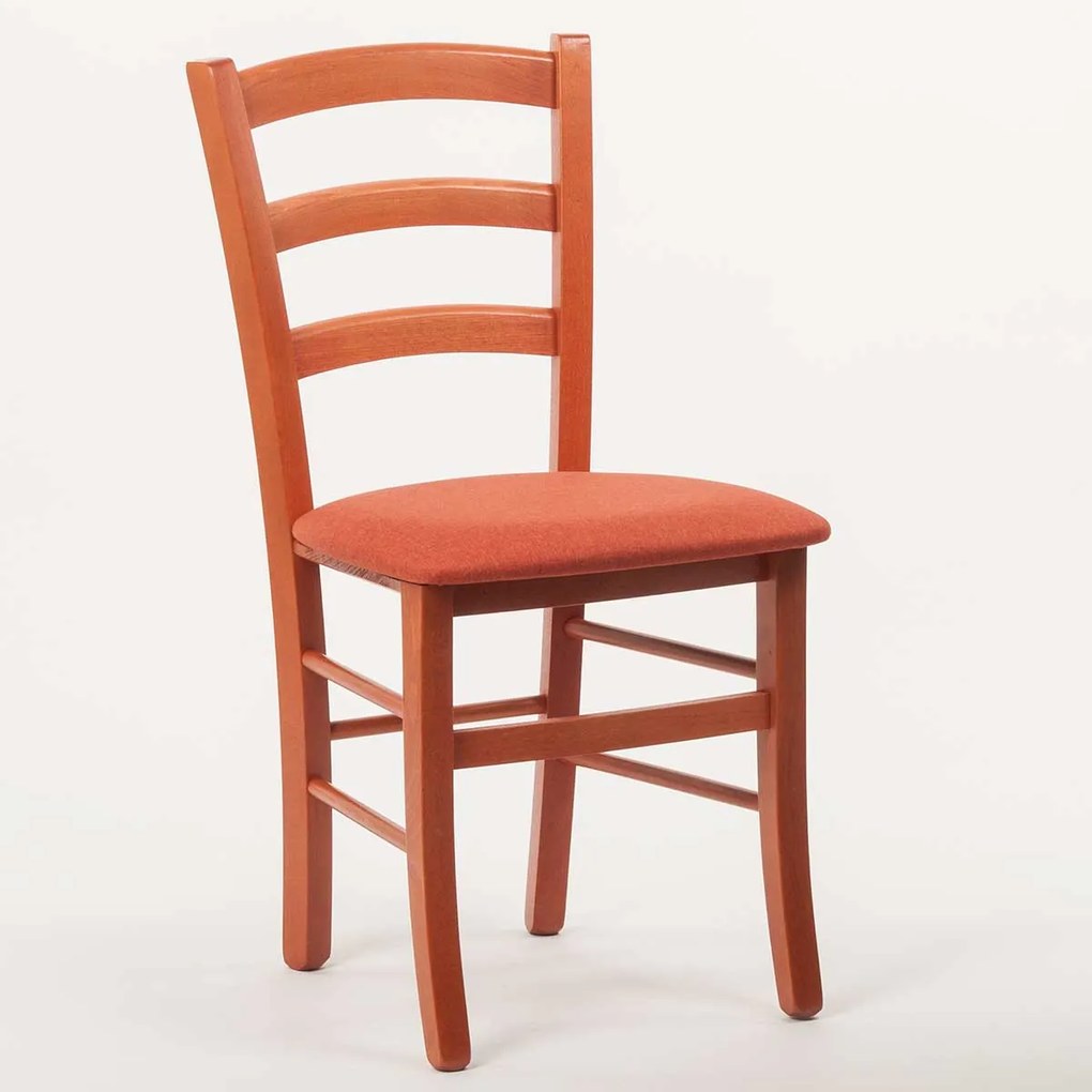 Stima Židle PAYSANE s čalouněným sedákem třešeň LUX terracotta 10