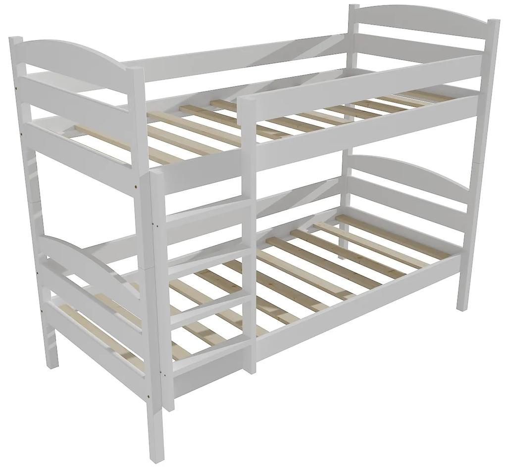 Vomaks Patrová postel PP 004 Rozměr: 90 x 180 cm, Barva: barva šedá, Prostor mezi lůžky: 80 cm