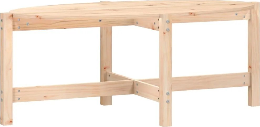 vidaXL Konferenční stolek 118 x 63 x 45 cm masivní borové dřevo [822317] Barva: Přírodní