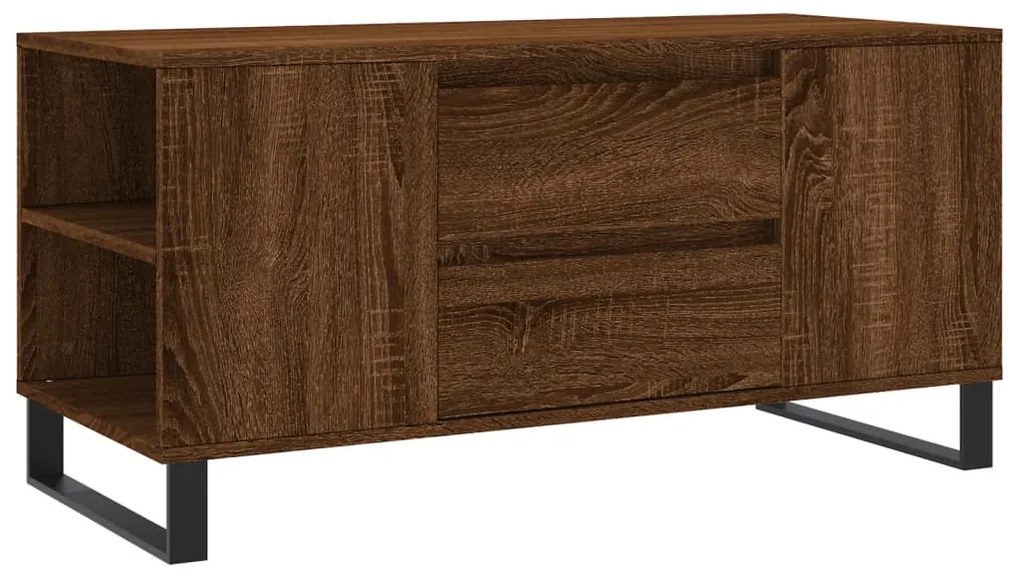 vidaXL Konferenční stolek hnědý dub 102x44,5x50 cm kompozitní dřevo