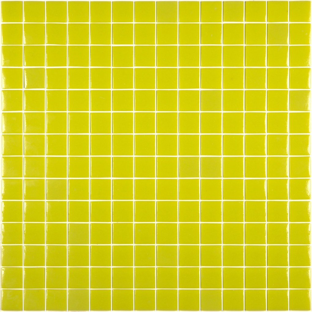 Hisbalit Skleněná mozaika žlutá Mozaika 301C MAT 2,5x2,5 2,5x2,5 (33,33x33,33) cm - 25301CMH