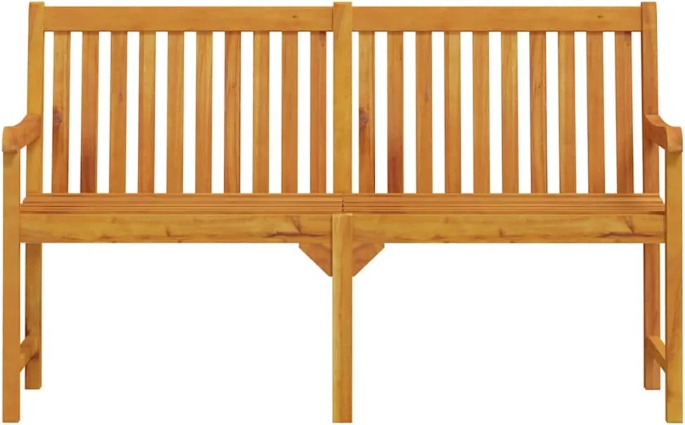 Zahradní lavice 150 cm masivní akáciové dřevo 316611