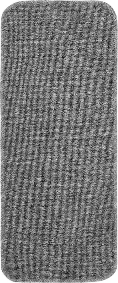 Protiskluzové nášlapy na schody 15 ks 60x25 cm šedé obdélníkové 340396