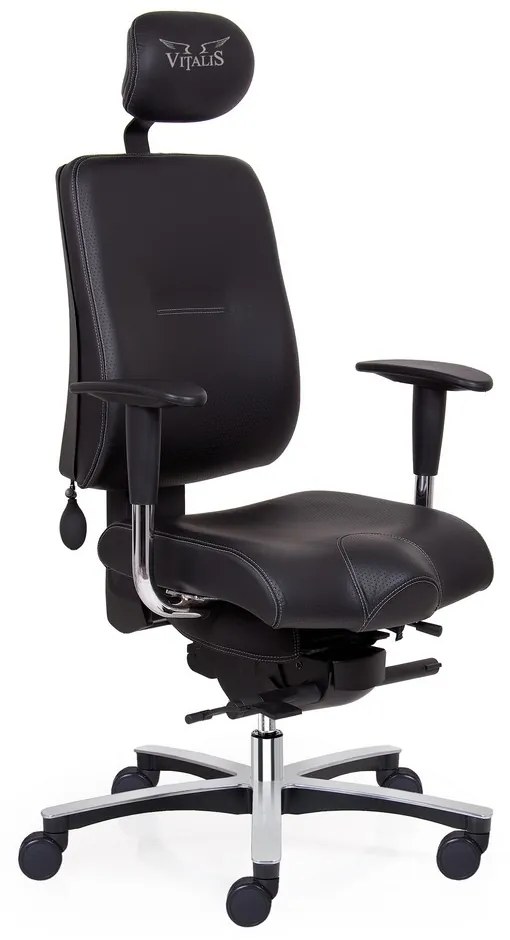 Zdravotní židle Vitalis Balance XL, černá