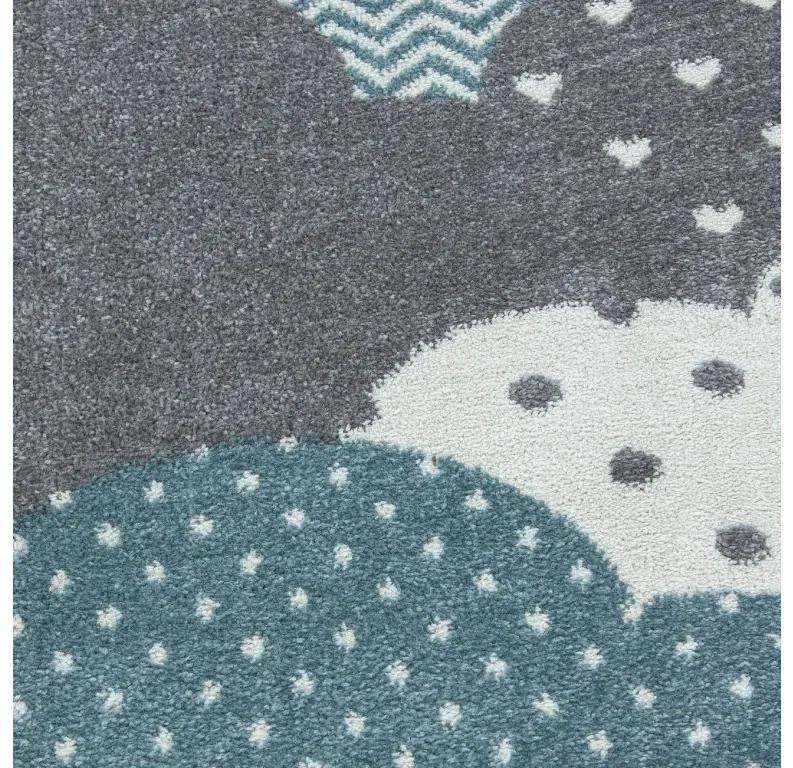 Ayyildiz koberce Dětský kusový koberec Bambi 820 blue Rozměry koberců: 120x170