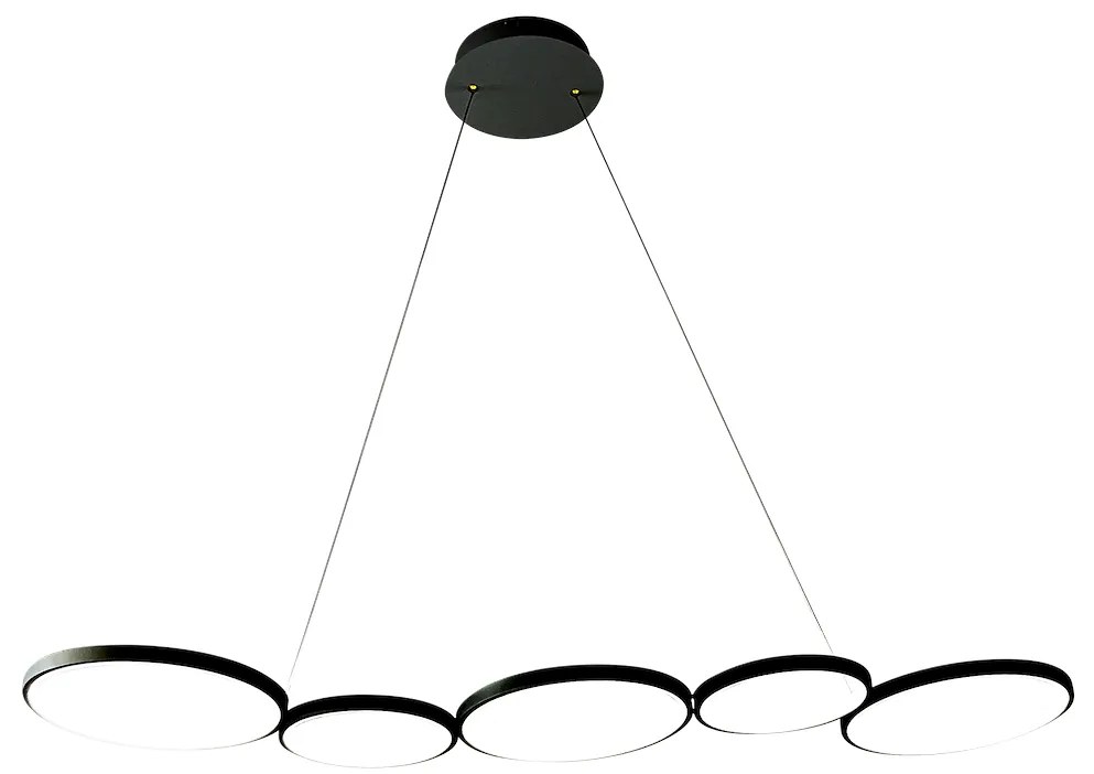 Závěsné LED svítidlo Olympia, 5x LED 50w, 4000k, b