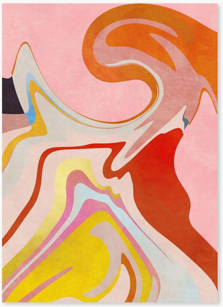 Plakát Organic Bauhaus Waved 2