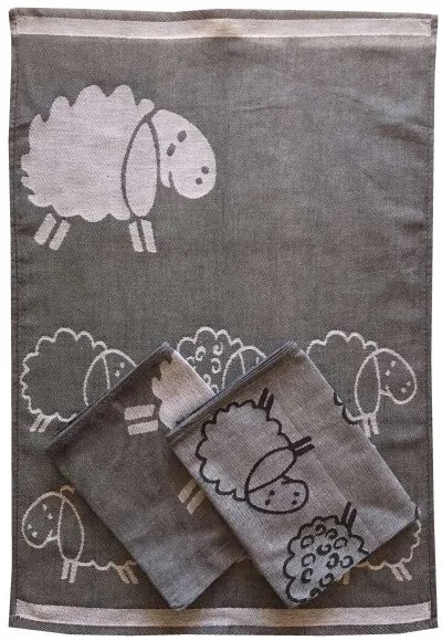 SVITAP sleep well Utěrka Extra savá 50x70 cm Ovce 1 balení 3 ks