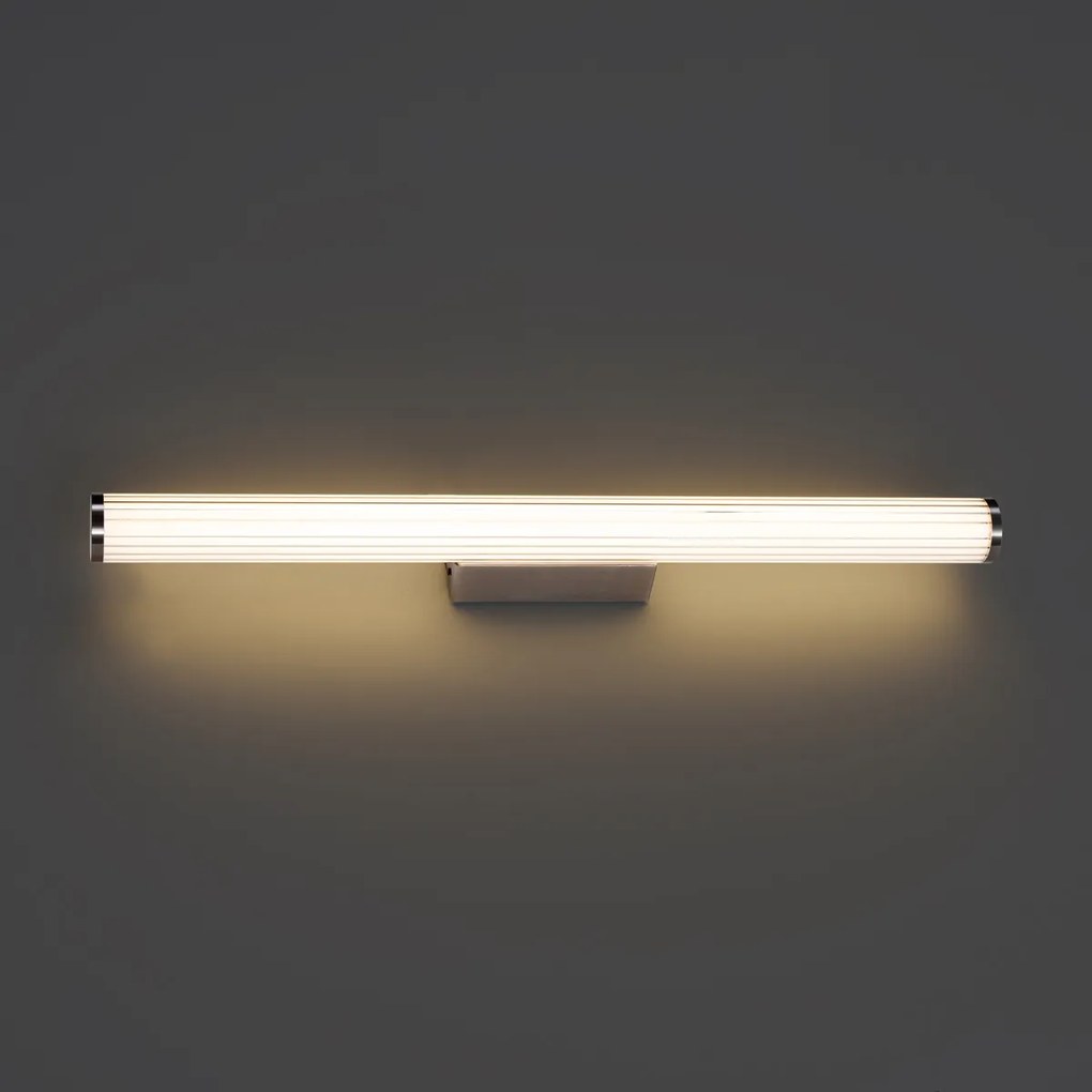 Retro nástěnná lampa Gunmetal 80,4 cm vč. LED IP44 - Coco
