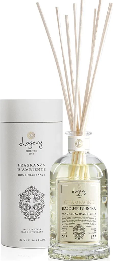 Logevy Firenze 1965 difuzér Champagne & Bacche di Rosa Objem: 100 ml