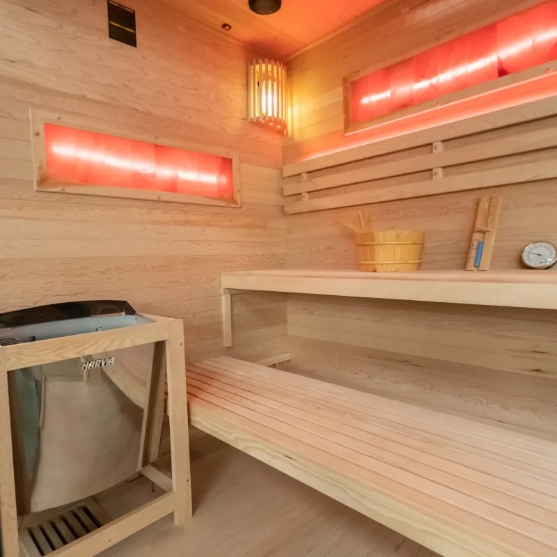 BPS-koupelny Finská sauna Relax HYD-6195 180x160, 4-5 osob