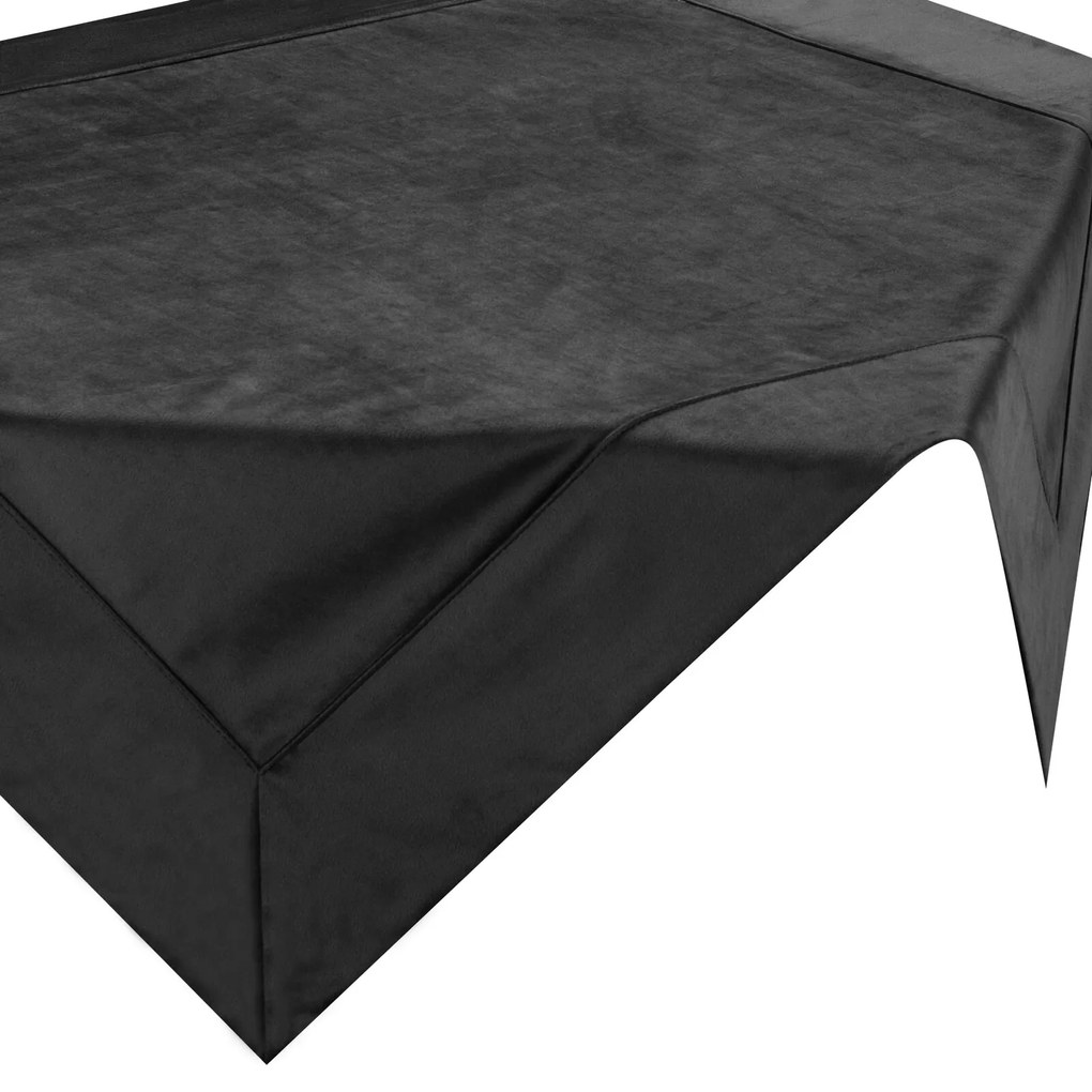 UBRUS VELVET 85X85 CM ČERNÝ