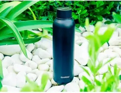 Quokka Solid 630ml černá / Termoláhev / nerezová ocel