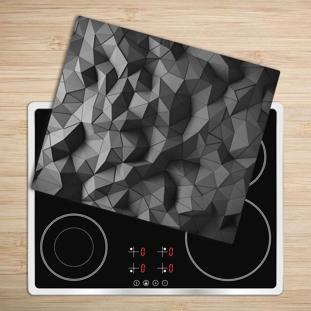 Skleněné deska do kuchyně Abstraktní 3D pozadí 60x52 cm
