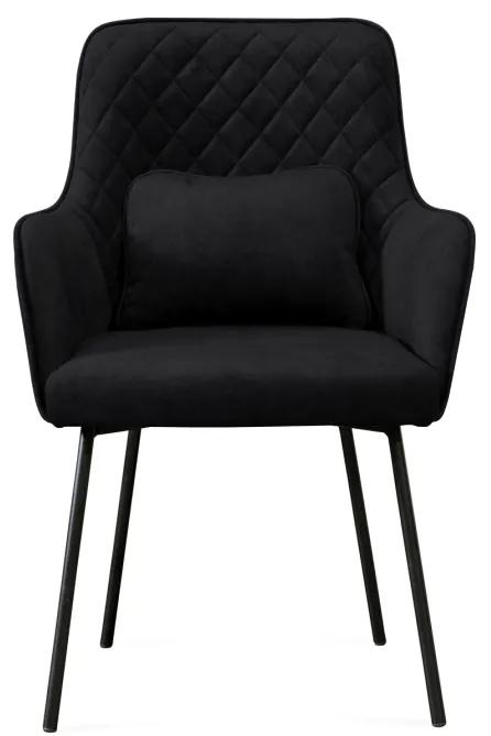 DOLMAR SEDAČKY Jídelní židle - KR-7, různé tkaniny a barvy na výběr Čalounění: šedá (Uttario Velvet 2975)