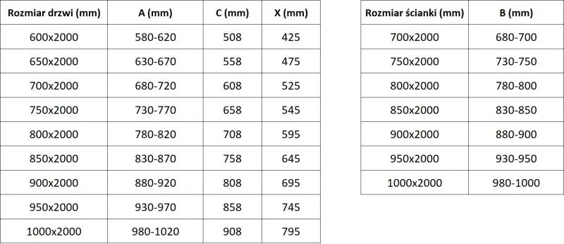 Mexen Exo, výklopný sprchový kout 95 x 85 cm, čiré sklo, zlatá, 8181-095-085-50-00