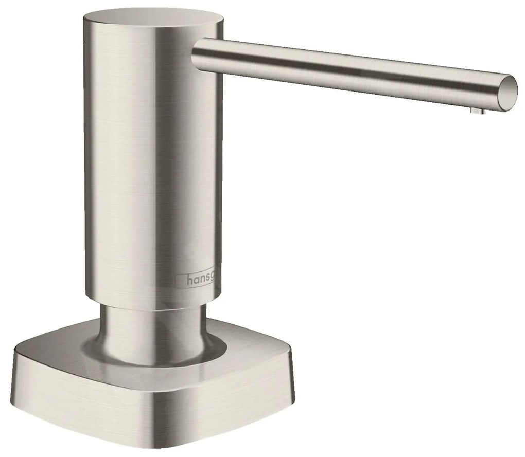 HANSGROHE Hansgrohe, příslušenství, dávkovač mycích prostředků A71, 500 ml, nerezová, HAN-40468800