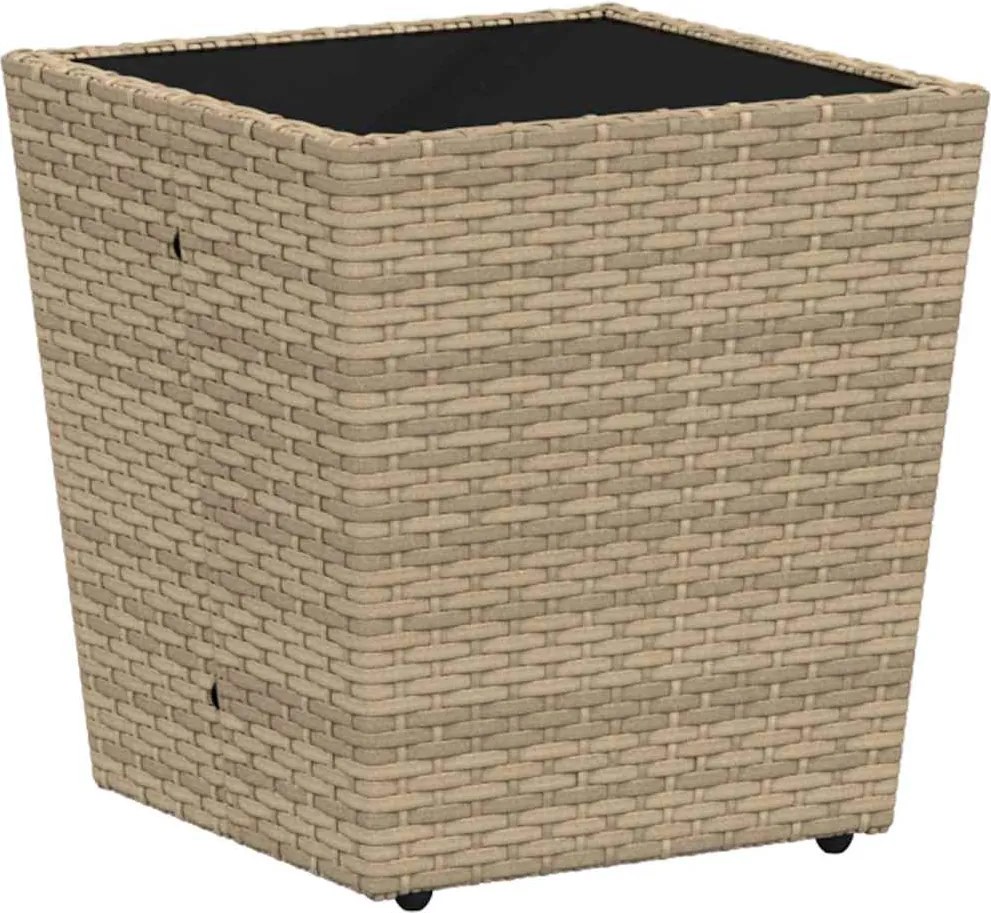 Zahradní bistro set 3 ks Béžová polyratan 3334959