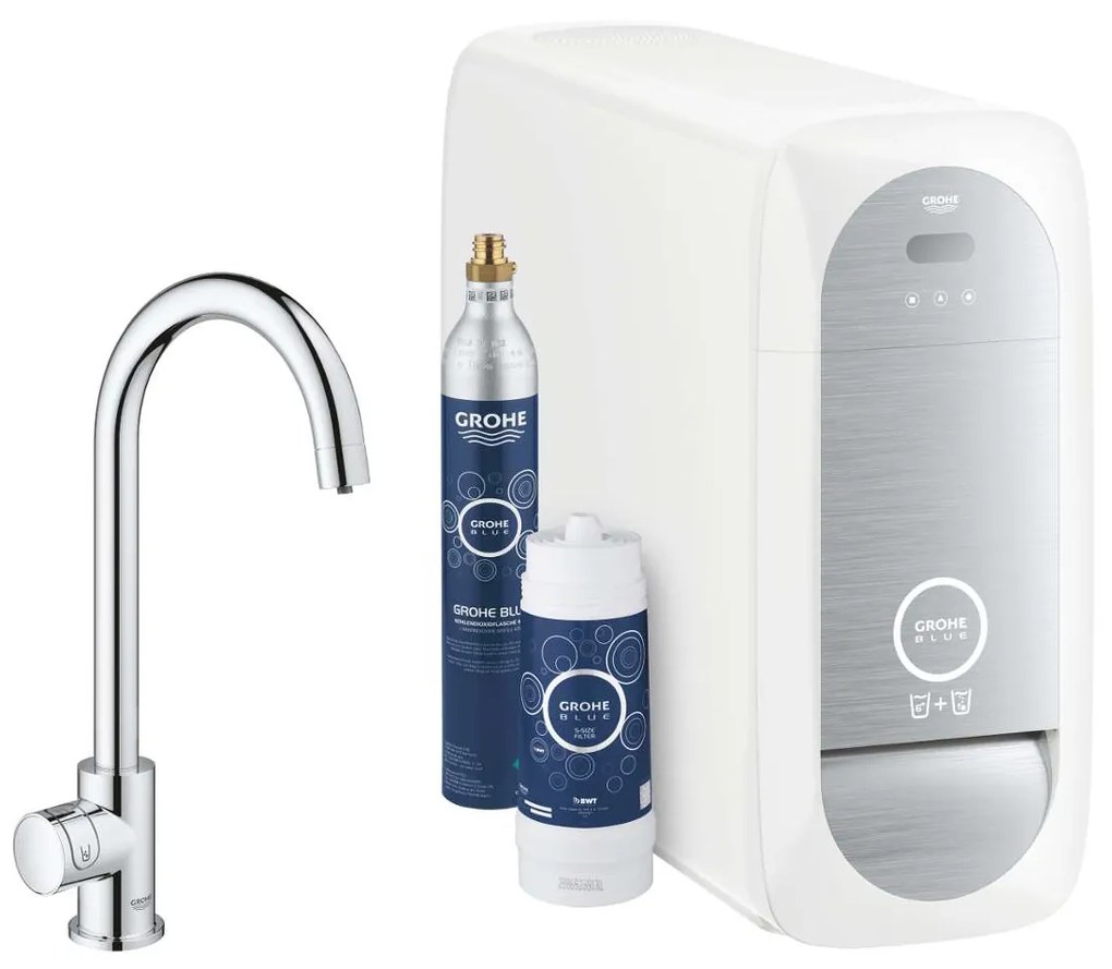 Grohe Blue Home - Dřezový ventil Mono Connected, s chladícím zařízením a filtrací, chrom 31498001