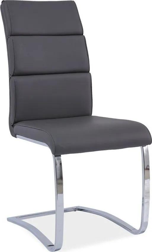 Casarredo Jídelní čalouněná židle H-456 šedá