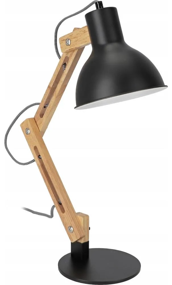 Stolní lampa 1xE27/40W/230V černá