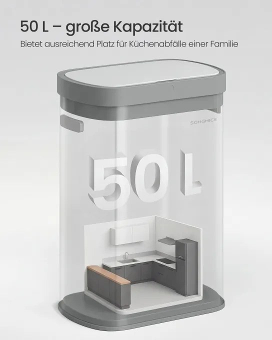 Odpadkový koš se senzorem LTB640WZ02