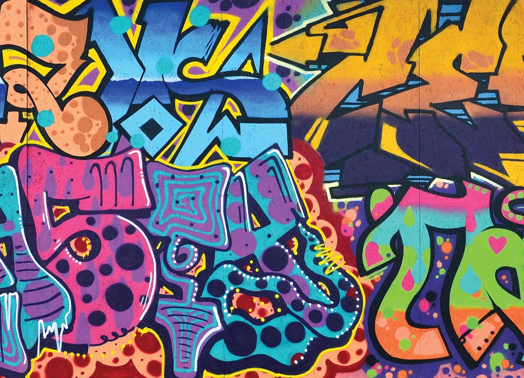 Malvis ® Tapeta Graffiti Arrow Vel. (šířka x výška): 216 x 140 cm