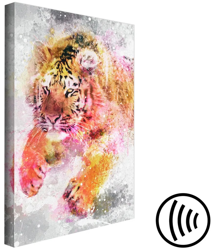 Obraz Běžící tygr (1-dílný) vertikální