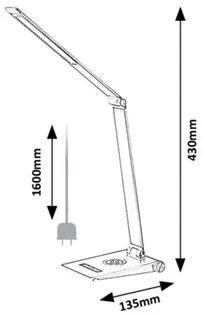 Rabalux NILFGARD LED stolní lampa 2029