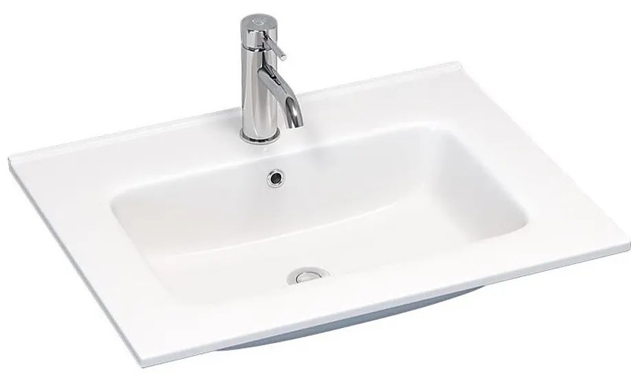 BATH DELUXE 06-060-27-11-00 - Zápustné umyvadlo HYGE 61x46 cm keramika/bílá 06-060-27-11-00