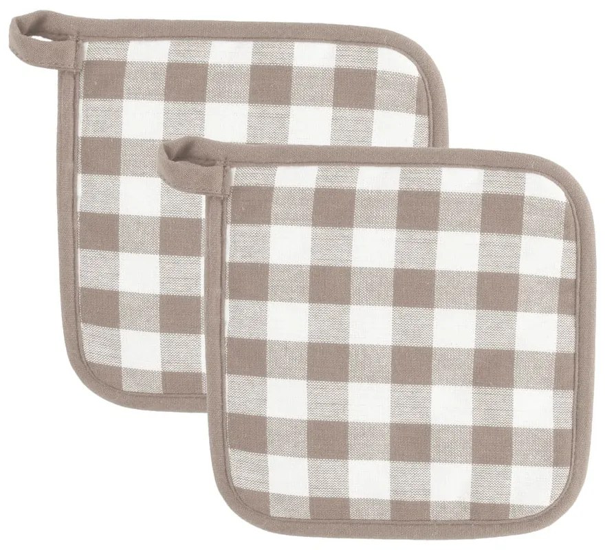 Bavlněné chňapky v sadě 2 ks Gingham – Tiseco Home Studio
