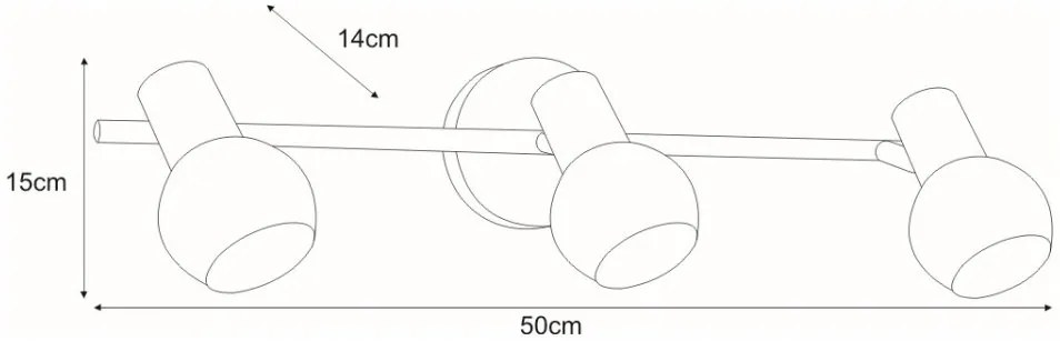 Nástěnné svítidlo K-C9590B/3 z řady ALPINA