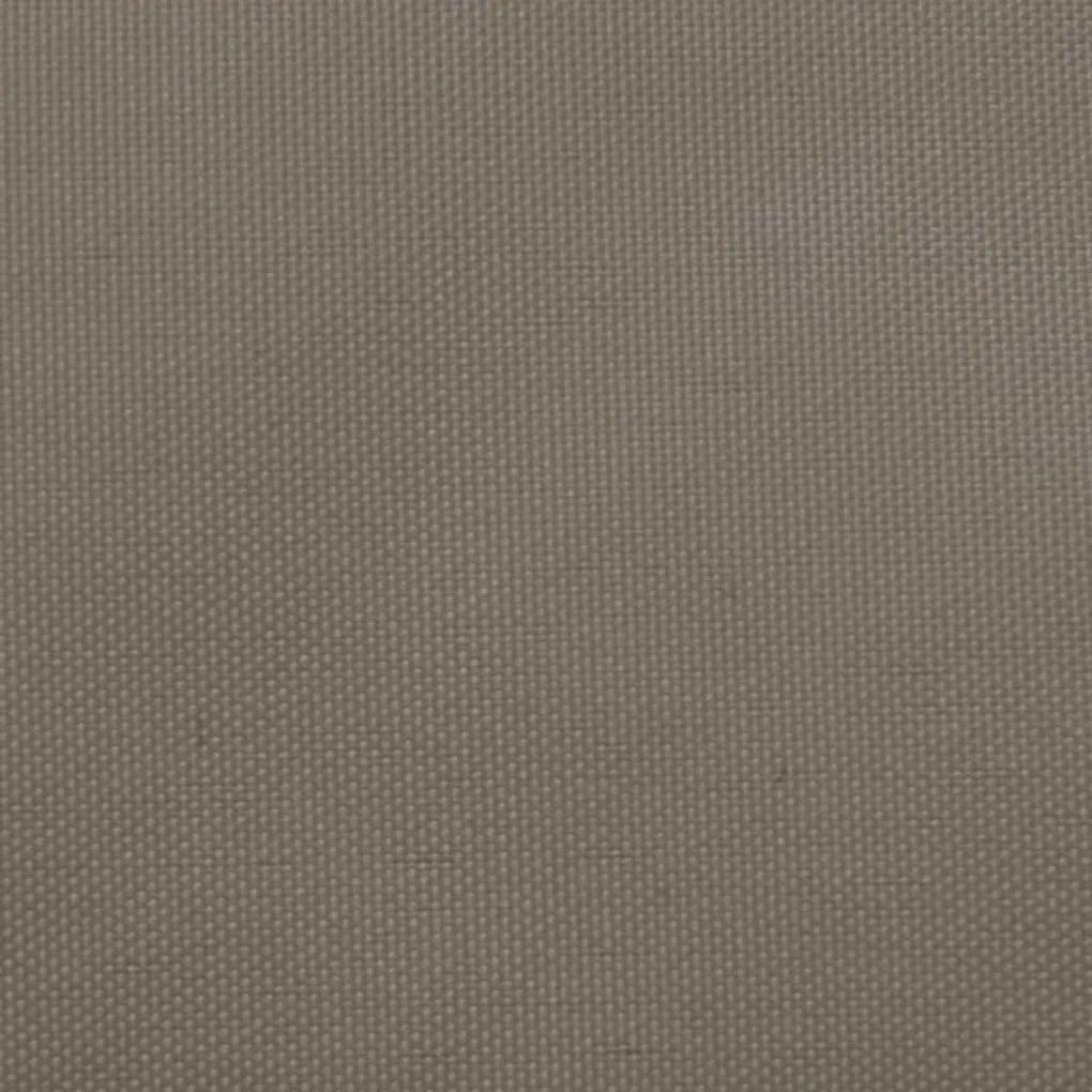 vidaXL Stínící plachta oxfordská látka čtvercová 6 x 6 m [135417] Barva: Hnědá