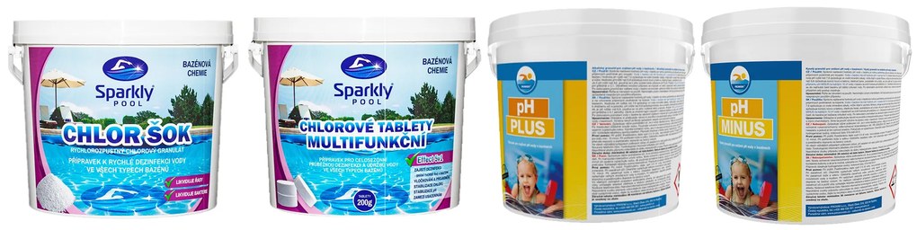 Poolservis Výhodný set bazénové chemie - velký