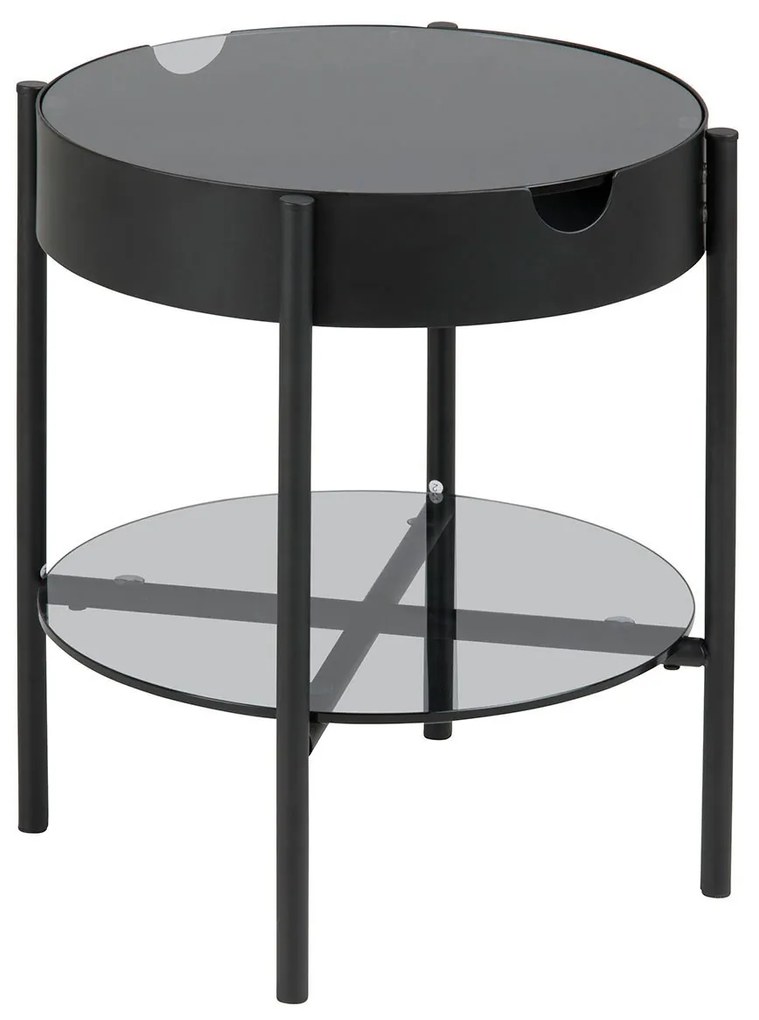 ACTONA Konferenční stolek Tipton šedá 50 × 45 × 45 cm