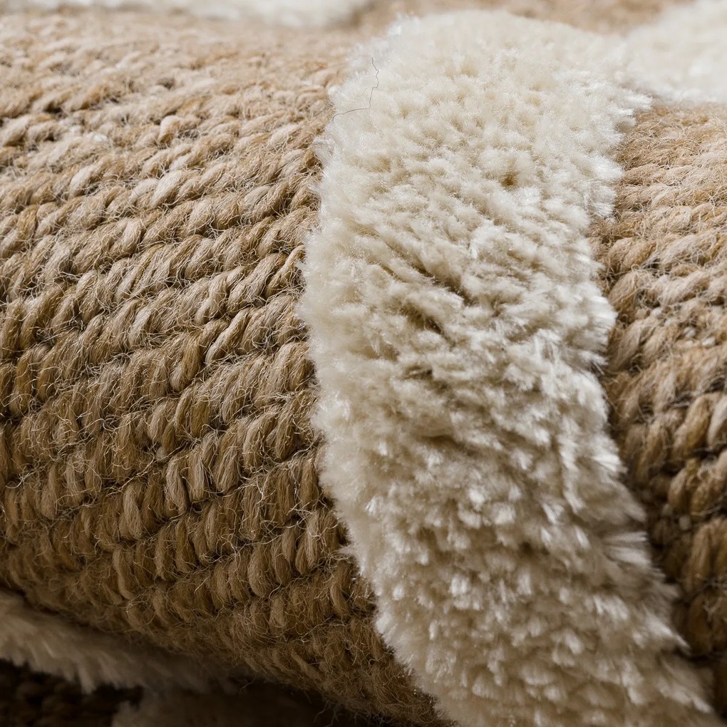 Dywany Łuszczów, Kusový koberec Spark 0688A beige/cream, 180x270, béžová, chodba / předsíň