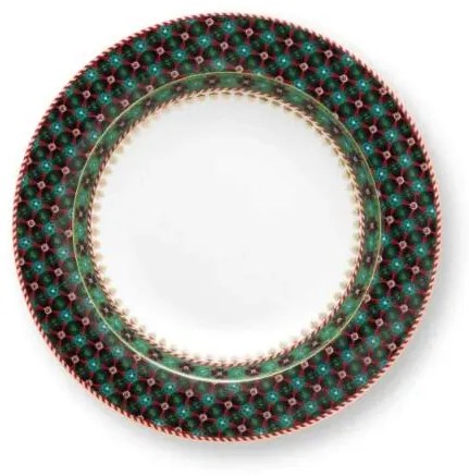 Pip Studio Berry Blues hluboký talíř Ø21,5cm, zelený