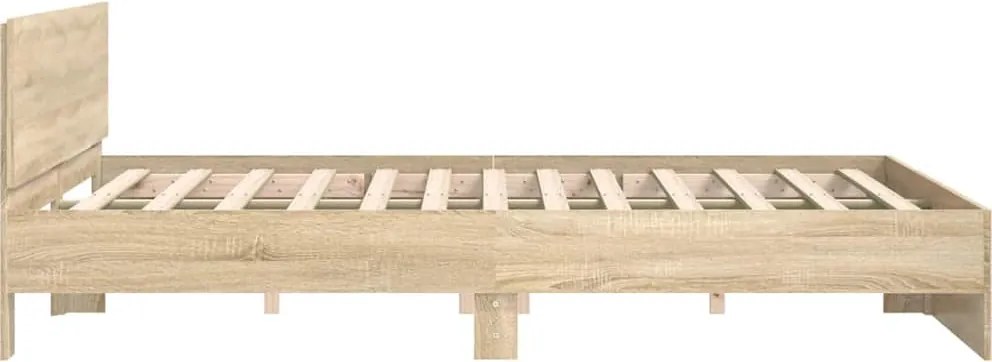 Rám postele s čelem dub sonoma 150 x 200 cm 3207478