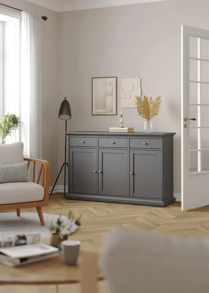 FALCO Komoda Provence 824 šedá