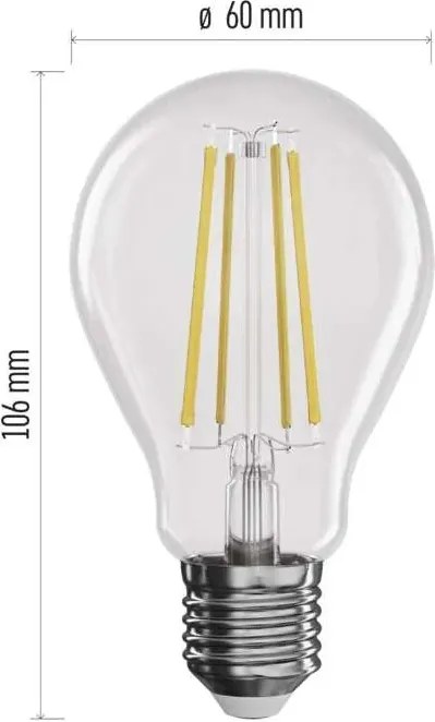 EMOS LED žárovka Retro 7,5W E27 stmívatelná ZF5D52D
