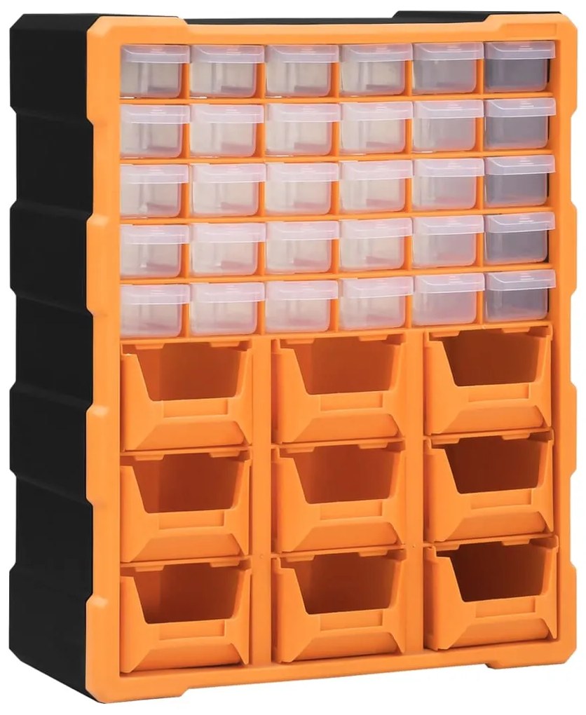 Organizér s 39 zásuvkami 38 x 16 x 47 cm