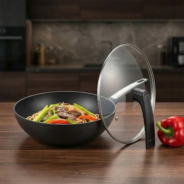 TESCOMA Wok i-PREMIUM ø 30 cm, s poklicí