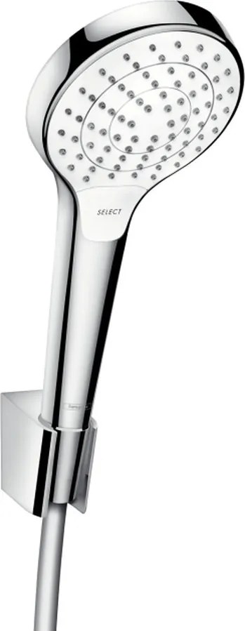 Hansgrohe Croma Select S, sprchový set 110 Vario s hadicí 1600 mm, bílá/chromová, HAN-26411400