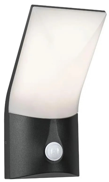 Paulmann Paulmann 94402 - LED/10W IP44 Venkovní nástěnné svítidlo se senzorem ADYA 230V W3624