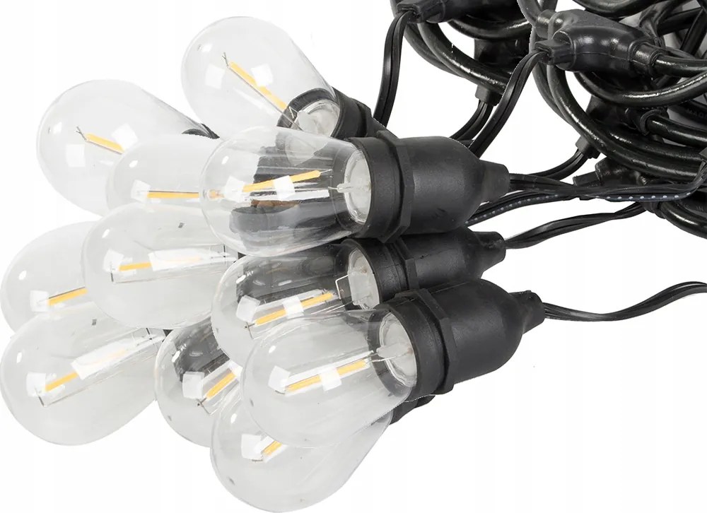 LED světelná zahradní girlanda LUCENT, 15 m