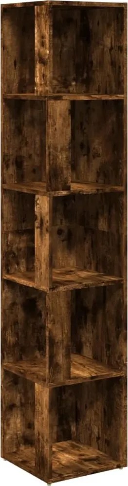 vidaXL Rohová skříňka 33 x 33 x 164,5 cm kompozitní dřevo [809048] Barva: Černá