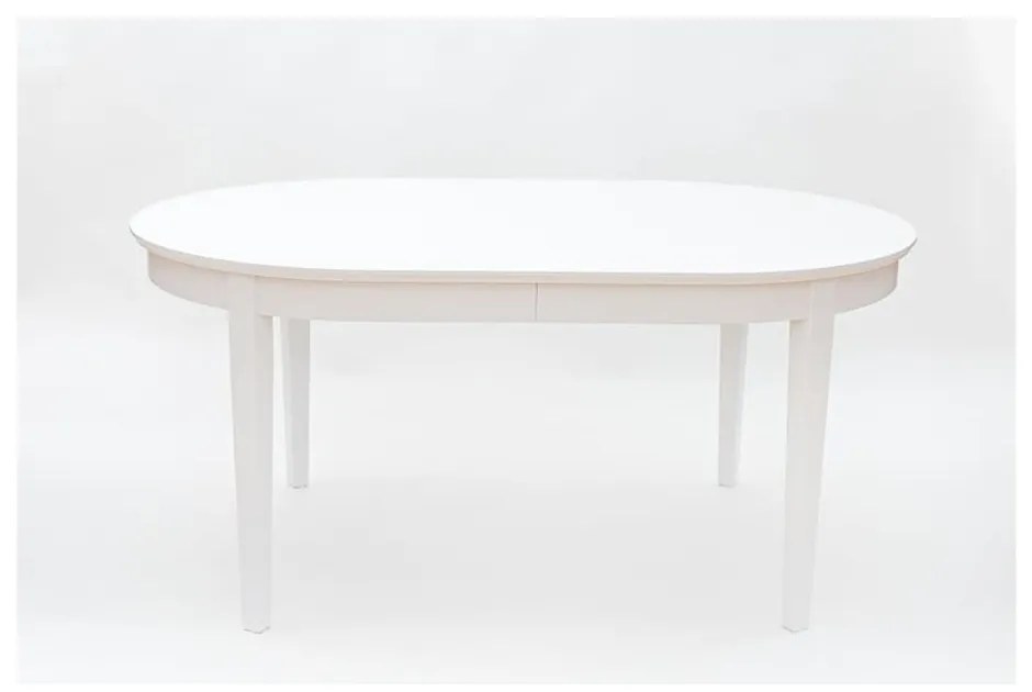 Bílý rozkládací jídelní stůl We47 Family, 165 - 265 x 105 cm